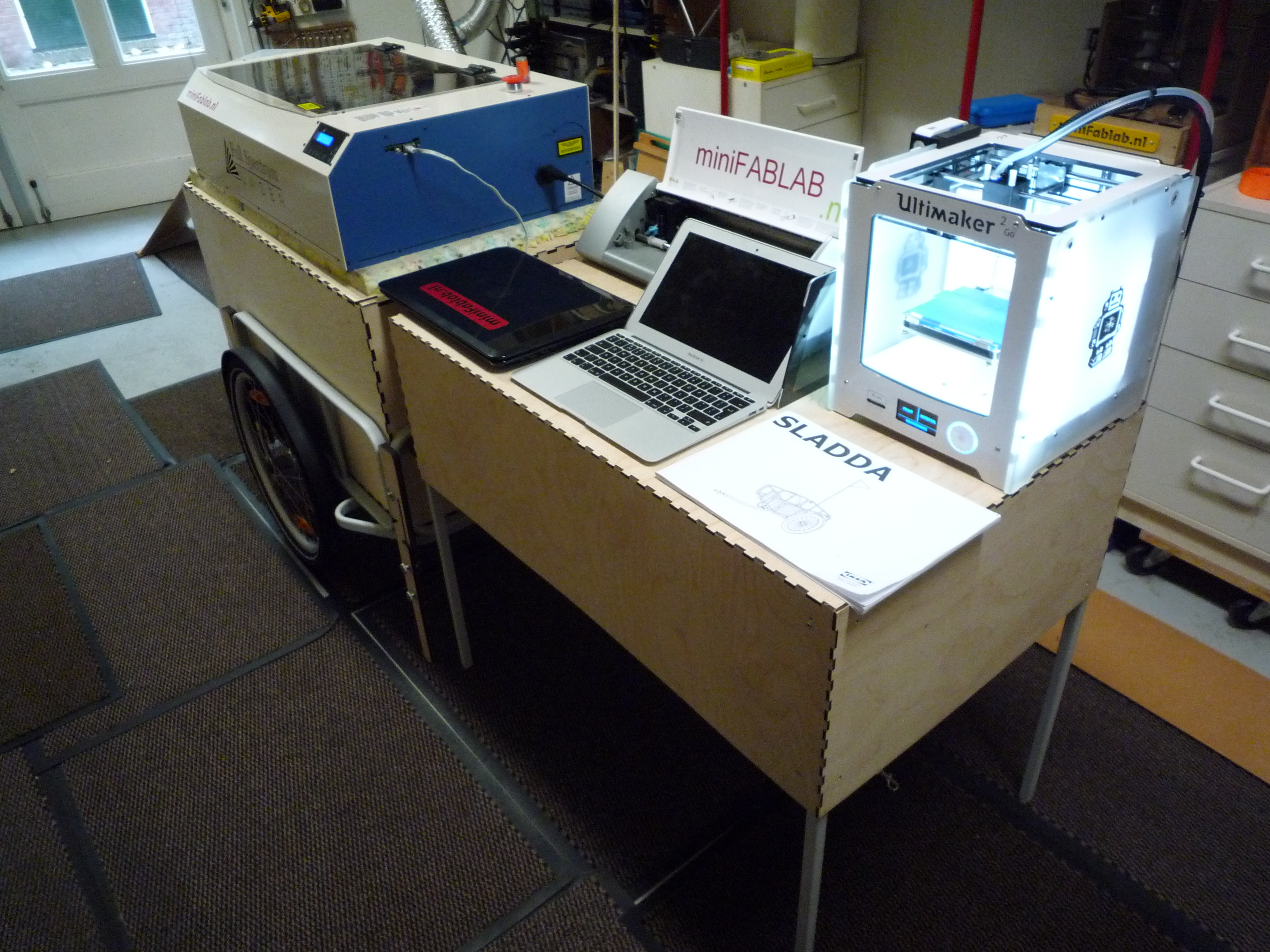 At the miniFabLab - MiniFablab